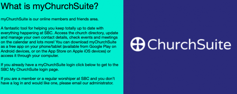 ChurchSuite – Sudbury Baptist Church